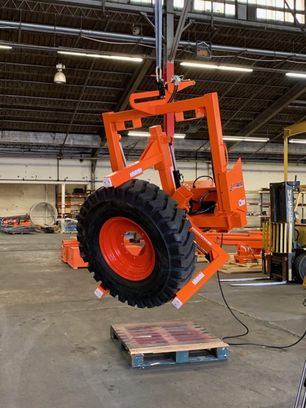 LiftWise Introduces Hanging Tire Handler - Utility Fleet Professional