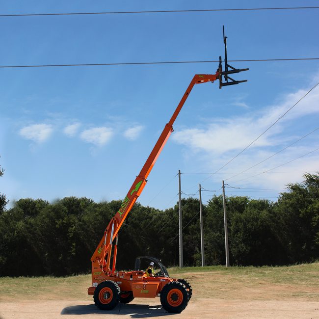 LineWise Fork-Mounted Guard Arm - Utility Fleet Professional