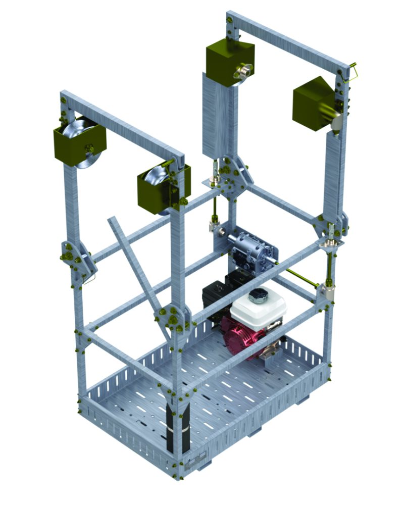 LineWise Double Bundle Line Cart - Utility Fleet Professional